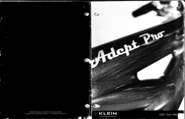 Klein Adept Pro Technical Manual | Manualzz