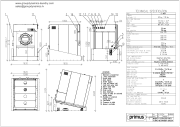 Primus / Lavamac FS800 Installation Manual | Manualzz
