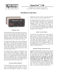 Tigertronics SignaLink USB User Manual | Manualzz