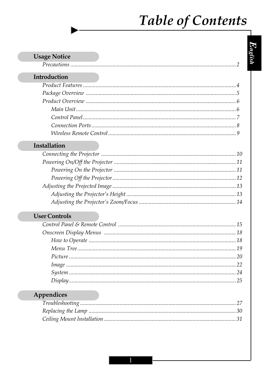 H78DC3 Projector User Manual | Manualzz