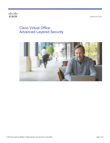 Cisco Virtual Office Deployment Guide - Advanced Layered Security ...