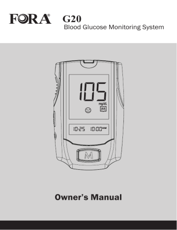 Fora G20 Owner's Manual | Manualzz