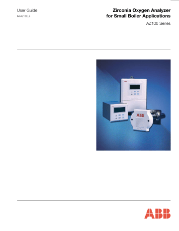 Zirconia Oxygen Analyzer AZ100 - User Guide | Manualzz