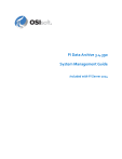 OSIsoft PI Data Archive 3.4.390 System Management Guide | Manualzz