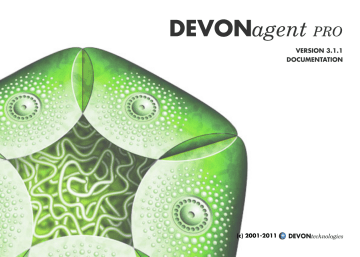 DEVONagent Pro 3.1.1 Documentation | Manualzz