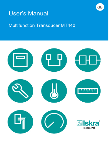 Multifunction Transducer MT440 User Manual | Manualzz