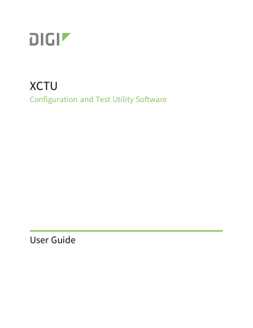 Configuration and Test Utility Software XCTU User Guide | Manualzz