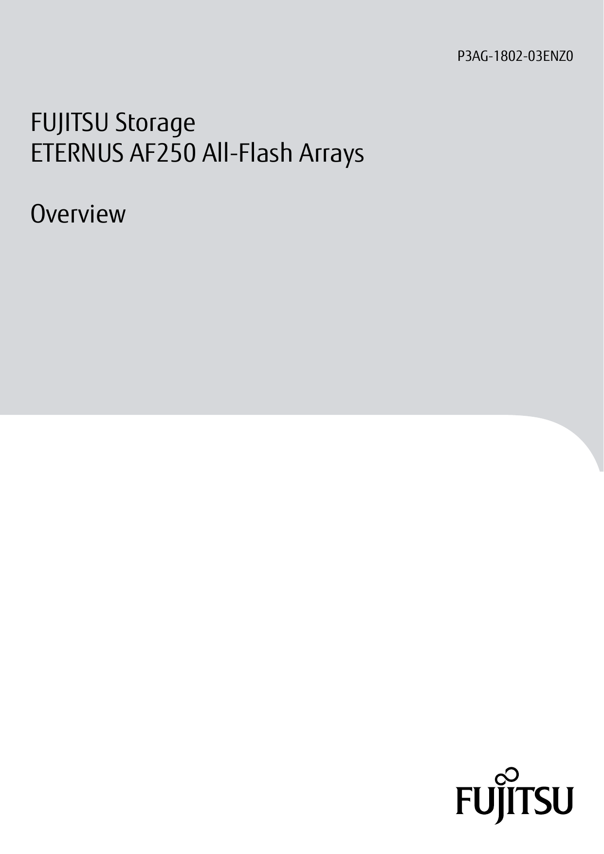 Fujitsu ETERNUS AF250 Manual | Manualzz