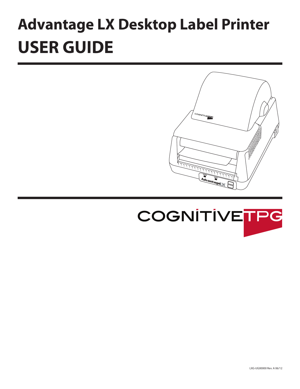 CognitiveTPG Advantage LX User manual | Manualzz