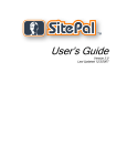 SitePal Quick Start Guide | Manualzz