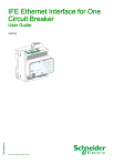 IFE Ethernet Interface for One Circuit Breaker User Guide | Manualzz