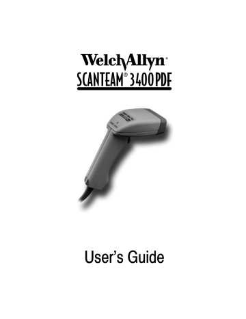 Welch Allyn SCANTEAM 3400PDF User manual | Manualzz