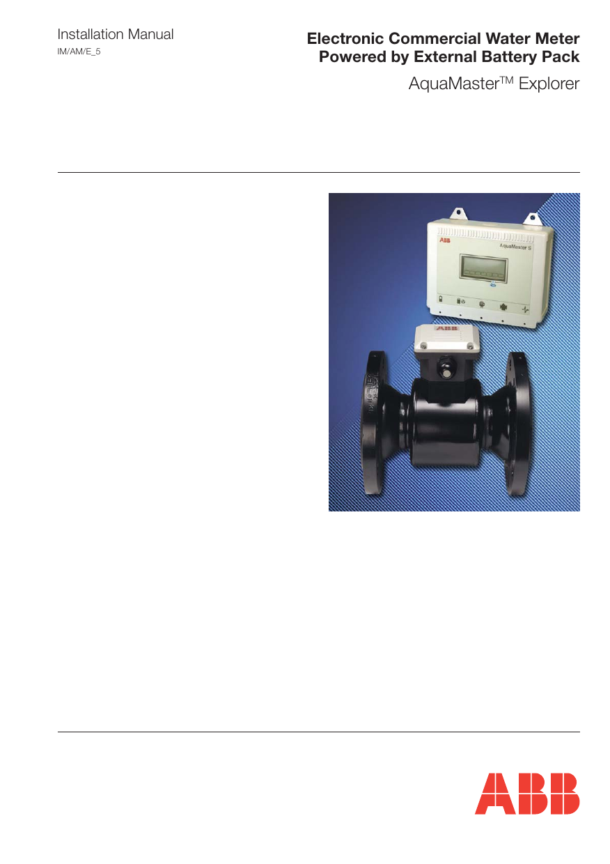 ABB AquaMaster Explorer Installation manual | Manualzz