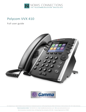 Polycom VVX 410 | Manualzz
