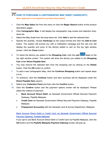 eLASIS Cartographic Map Sheet User Guide | Manualzz