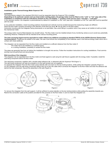 Supercal 739 Installation Guide | Manualzz