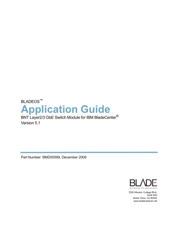 BNT Layer2/3 GbE Switch Module Application Guide | Manualzz