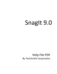 TechSmith Snagit Hotkeys Guide | AI Chat & PDF Access | Manualzz
