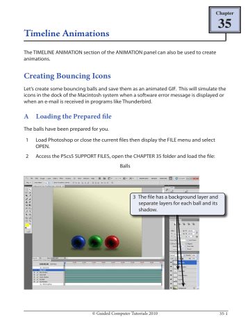 Photoshop CS5 User Manual - Timeline Animations | Manualzz