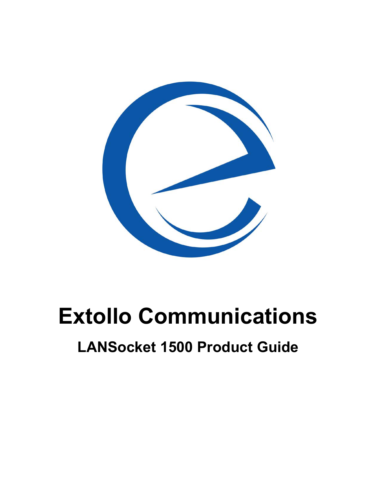 Extollo LANSocket 1500 Product manual | Manualzz
