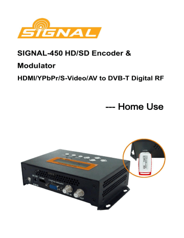 DIPOL SIGNAL-450 HD/SD Encoder & Modulator User Manual | Manualzz