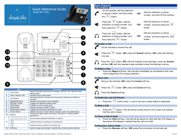 Yealink SIP-T32G Quick Reference Guide | Manualzz