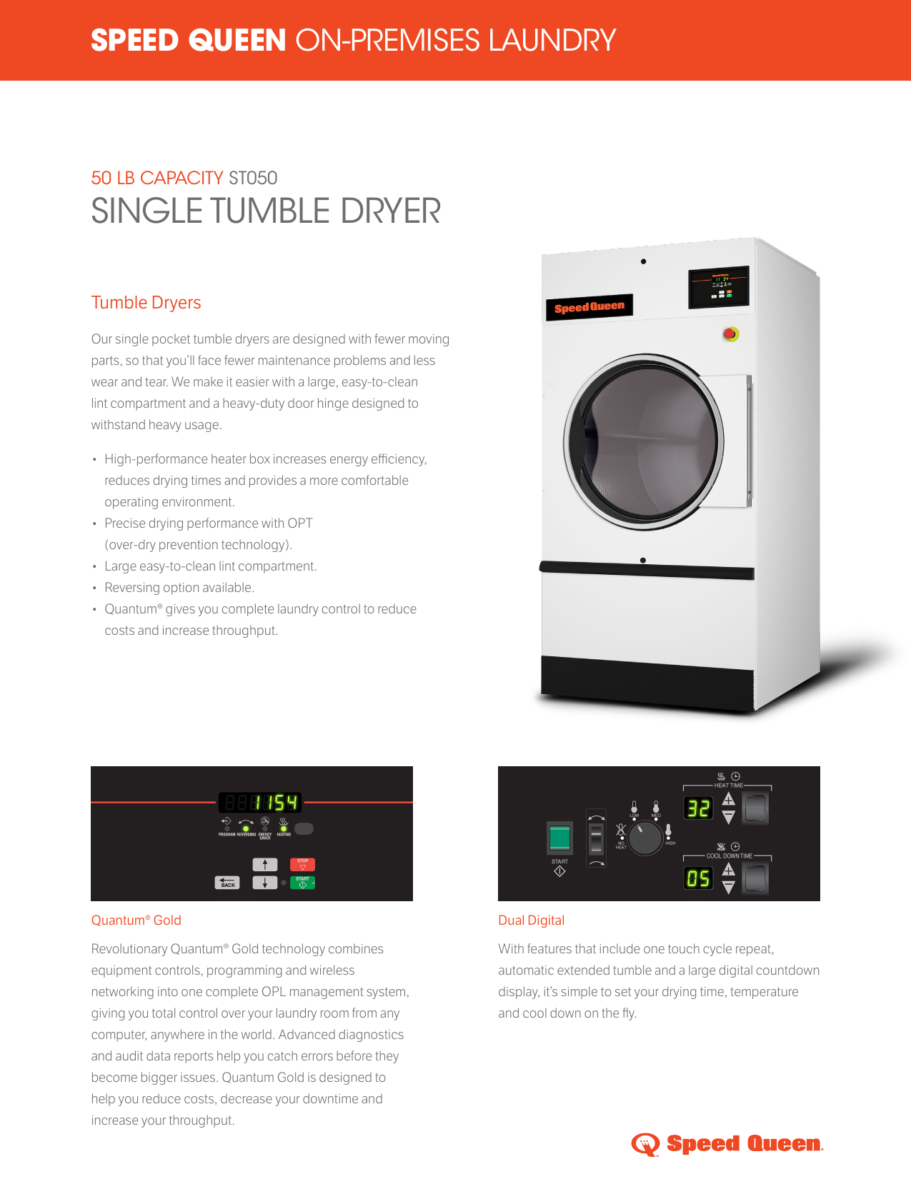 Speed queen dryer programming