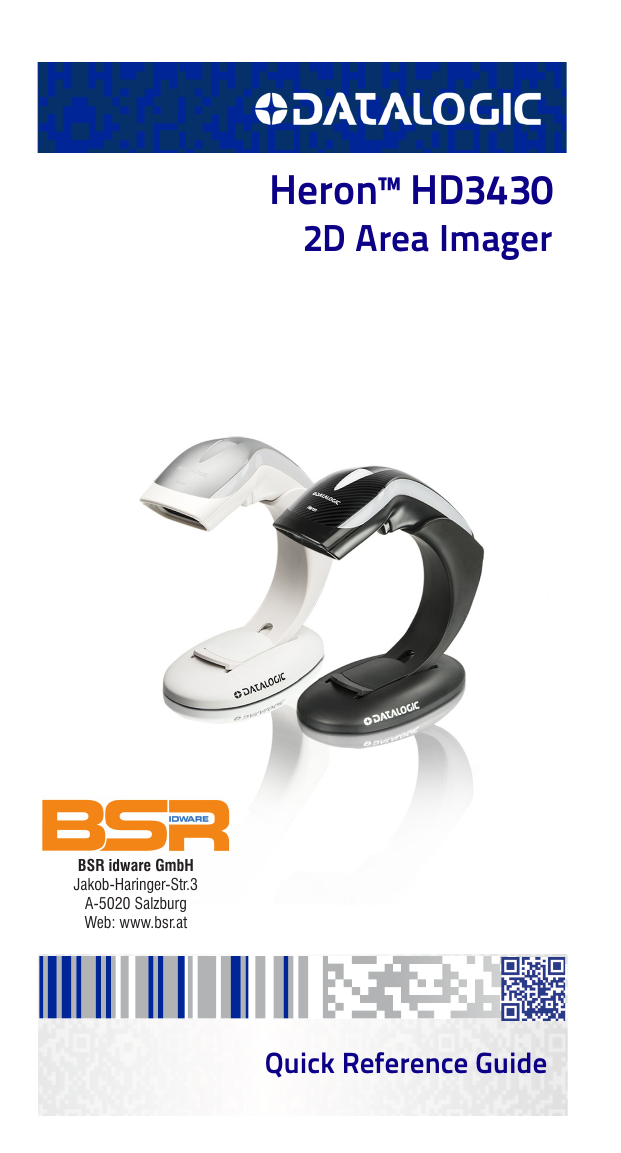 Datalogic Heron HD3430 Quick Reference Manual | Manualzz