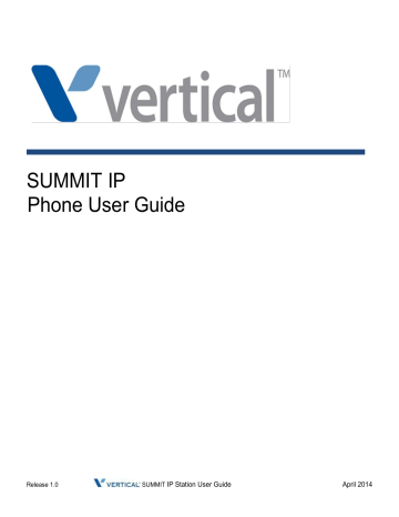 Vertical SUMMIT IP User manual | Manualzz
