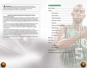 Main Menu. GAMES MICROSOFT XBOX NBA 2K9 | Manualzz