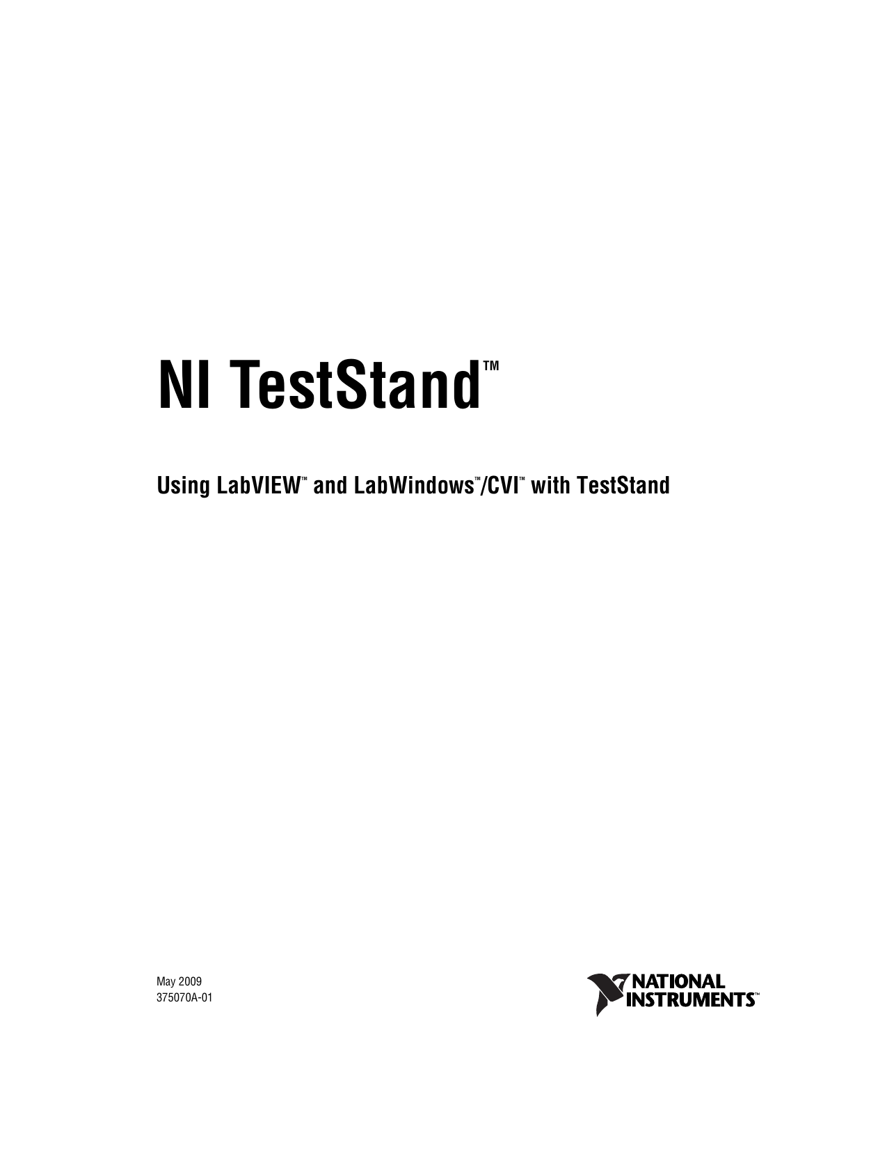 Using LabVIEW and LabWindows/CVI with TestStand | Manualzz