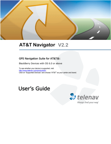 AT&T Navigator User’s Guide | Manualzz
