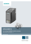 Siemens SINAMICS G120C Getting Started | Manualzz