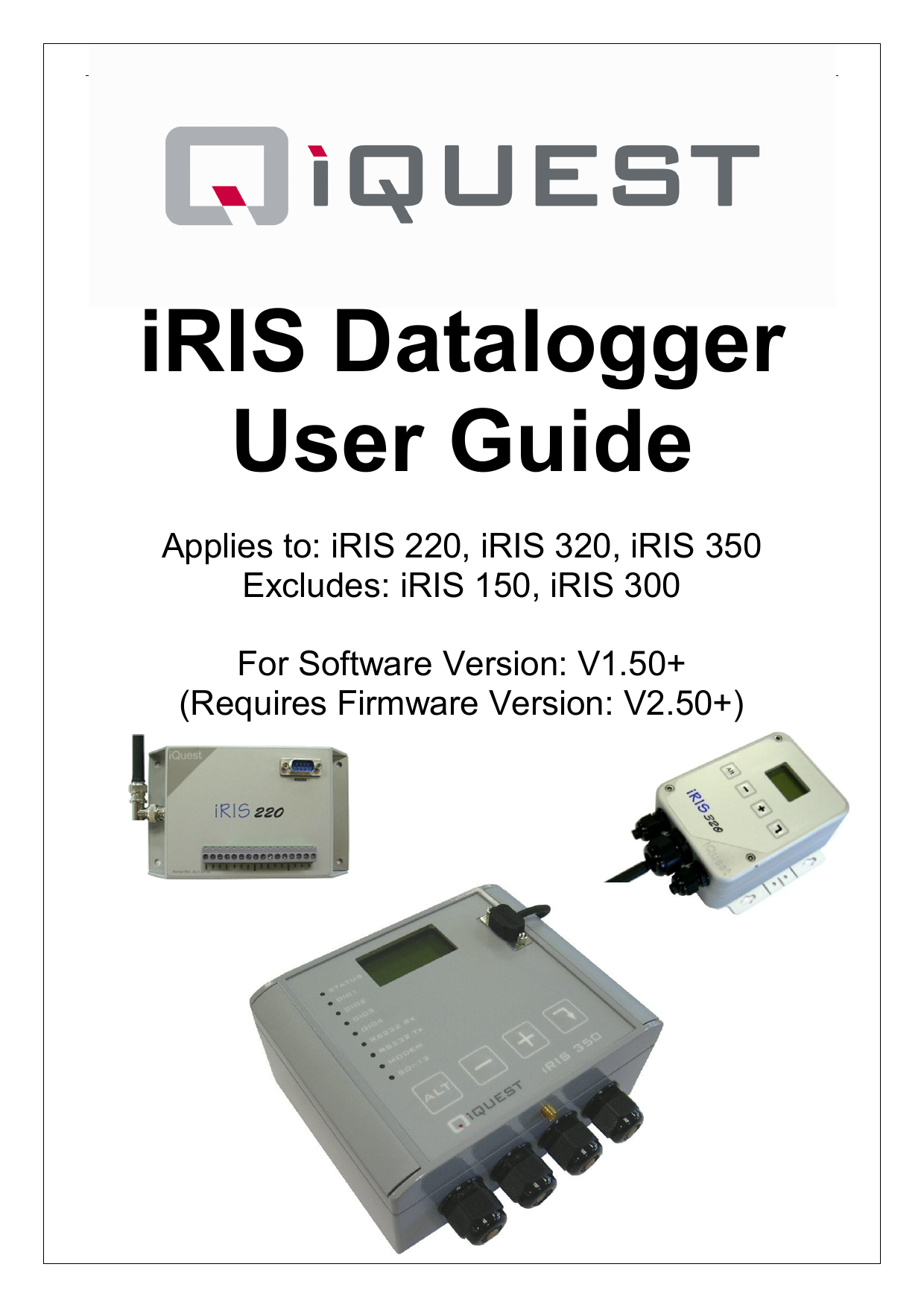 iRIS Datalogger User Guide | Manualzz
