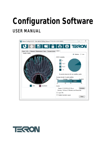 Tekron Clock TCG 01-G User Manual | Manualzz