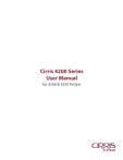 Cirris 4200 & 4250 Tester User Manual: AI Chat & PDF Download | Manualzz