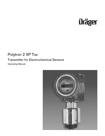 Dräger Polytron 2 XP Tox Operating Manual | Manualzz