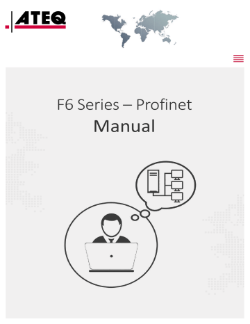 ATEQ F6 Profinet Series Manual | Manualzz