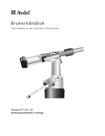 Avdel Genesis G2LB Instruction Manual | Manualzz