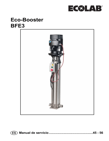 Ecolab Eco-Booster BFE3 Manual de usuario | Manualzz