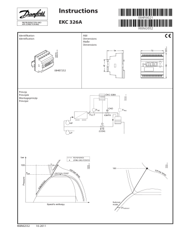 Danfoss EKC 326A Instructions Manual | Manualzz