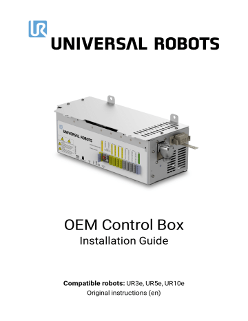Universal Robots OEM Control Box Installation Manual | Manualzz