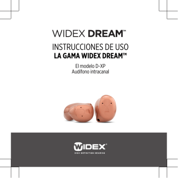 Widex Dream D-XP Instrucciones De Uso | Manualzz