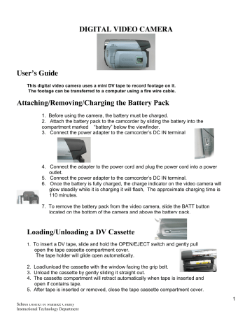 Canon DIGITAL VIDEO CAMERA User Manual | Manualzz