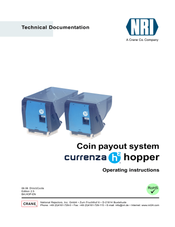 NRI Currenza H2 S Hopper Technical Documentation Manual | Manualzz