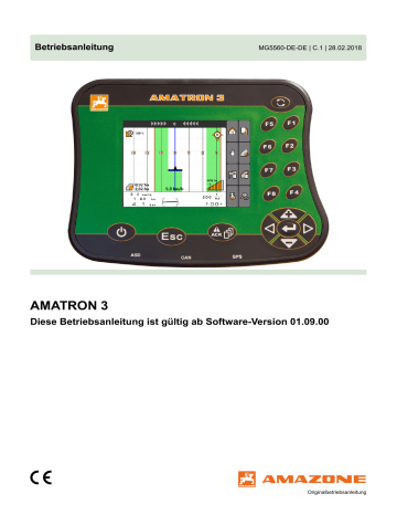 Amazone AMATRON 3 Betriebsanleitung | Manualzz