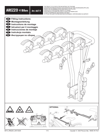 Peruzzo 667/4, AREZZO Montageanleitung | Manualzz