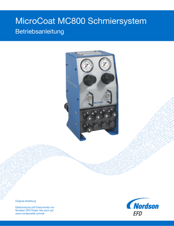 Nordson EFD MicroCoat MC800 Betriebsanleitung | Manualzz