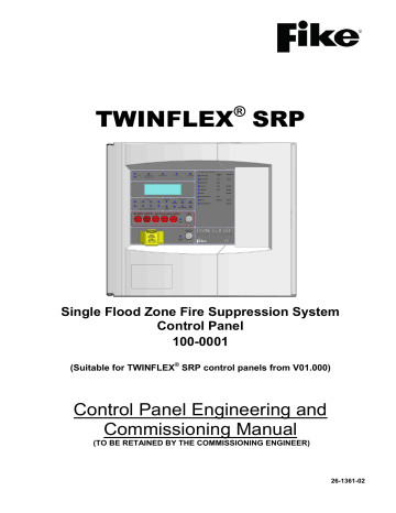 Fike TWINFLEX SRP 100-0001 Engineering And Commissioning Manual | Manualzz