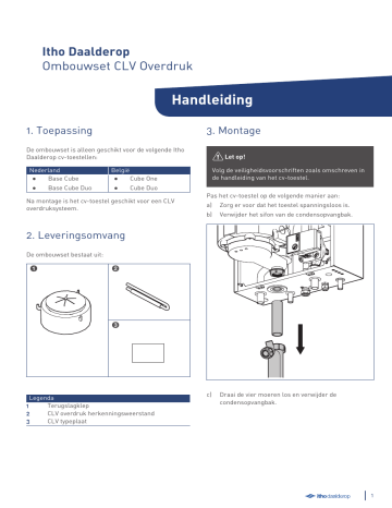 Itho-Daalderop Ombouwset CLV Overdruk de handleiding | Manualzz